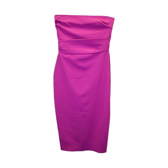 Alex Perry | Dresses | Alex Perry Dylan Ruched Strapless Dress In Pink ...